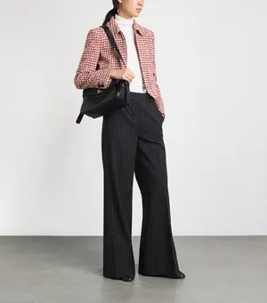 ME+EM Pinstripe Wide-leg Trousers
