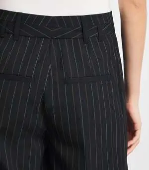 ME+EM Pinstripe Wide-leg Trousers
