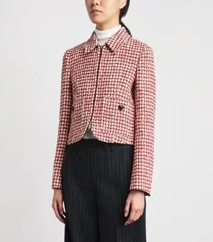 ME+EM Tweed Heritage Cropped Jacket