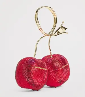 Judith Leiber Embellished Cherry Clutch Bag