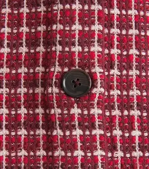 ME+EM Jacquard Button-up Sleeveless Top