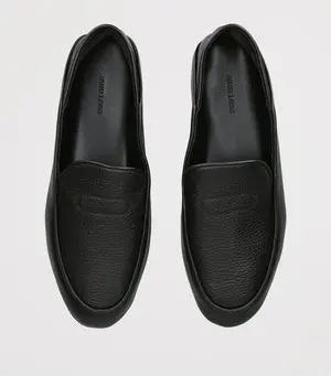 John Lobb Leather Kingston Ii Slippers