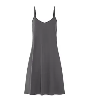 Hanro Cotton Silk Nightdress - Grey