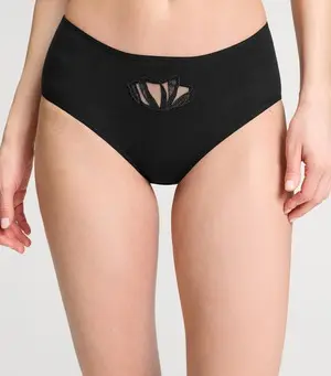 Hanro Cotton Lace-detail Rosaria Briefs