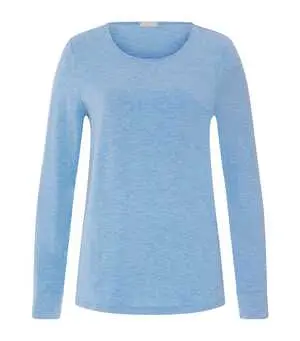 Hanro Natural Elegance T-shirt - Blue