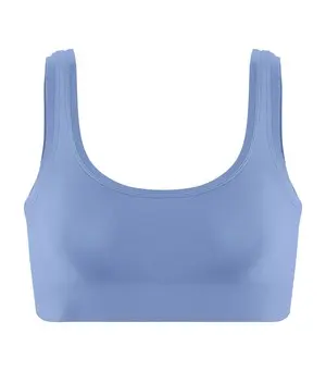 Hanro Touch Feeling Crop Top - Blue