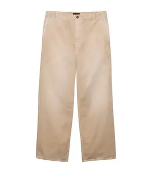 Prada Cotton Gabardine Trousers