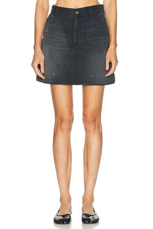 Carhartt Work In Progress Maeve Double Knee Mini Skirt - Black