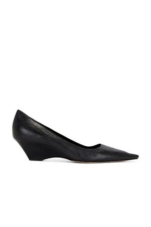 THE ROW Liisa Wedge - Black