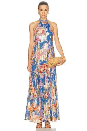 Hemant & Nandita Maxi Dress - Blue