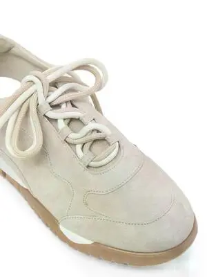 Peserico Panelled Suede Sneakers
