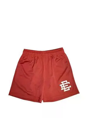 ERIC EMANUEL Logo Print Mesh Shorts - Red