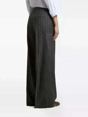 Peserico Pinstripe-pattern Pleated Trousers