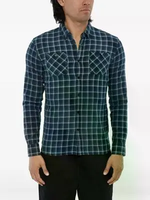Woolrich Checked Button-fastening Shirt - Blue