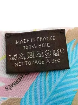 Hermès 2010s Jaguar Quetzal Twilly Scarf