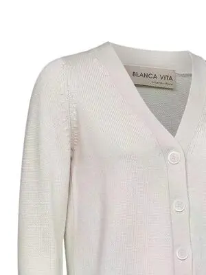 BLANCA VITA V-neck Virgin Wool Cardigan