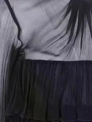 Elisabetta Franchi Ruffled Semi-sheer Blouse