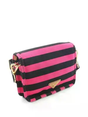 Prada 2000s Canapa Rig Shoulder Bag