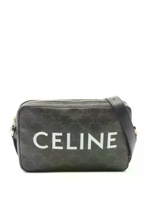 Celine Triomphe Cross Body Bag - Black