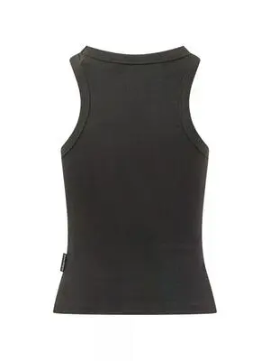 Palm Angels Logo-print Ribbed Tank Top