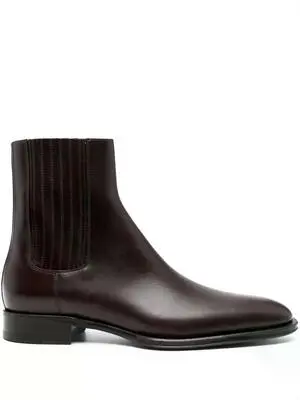 Dsquared2 Zip-up Leather Ankle Boots - Black