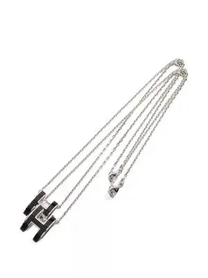 Hermès Pop H Pendant Necklace - Silver