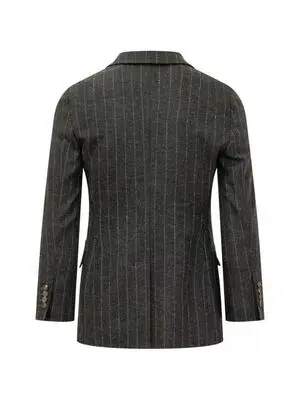 Brunello Cucinelli Pinstripe Double-breasted Jacket