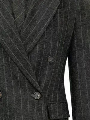 Brunello Cucinelli Pinstripe Double-breasted Jacket