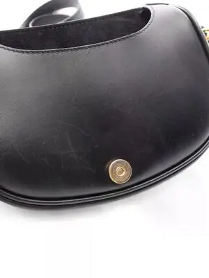 Dior 2000s Small Bobby Leather Shoulder Bag - Black