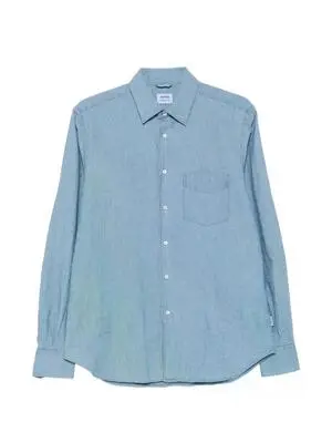Aspesi Chest-pocket Long-sleeve Shirt - Blue