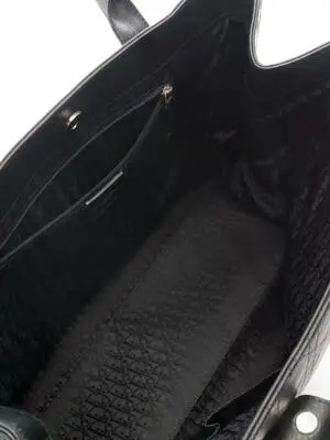 Dior Leather Cannage Quilted Shoulder Bag - Black