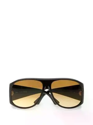 Chloé Logo-detail Sunglasses - Black