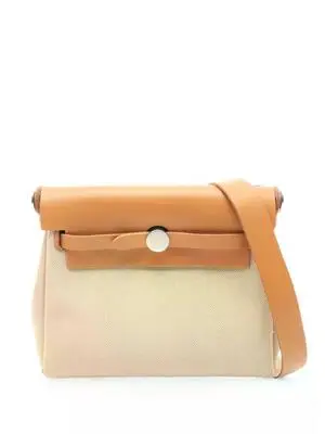 Hermès 2025 Mini Herbag Zip Shoulder Bag - Neutrals