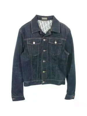 Dior 2000s Oblique Denim Jacket - Blue