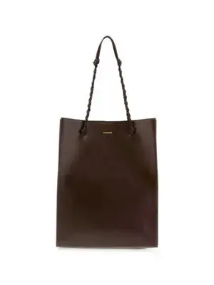 JIL SANDER Tangle Leather Tote Bag
