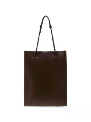 JIL SANDER Tangle Leather Tote Bag