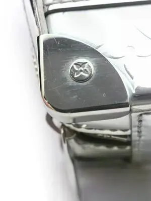 LOUIS VUITTON Monogram Mirror Soft Trunk Handbag - Silver