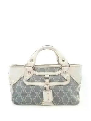 Celine 2000s Macadam Boogie Handbag - Grey