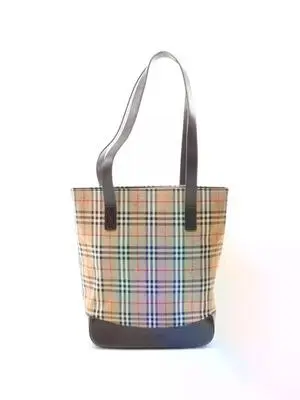 Burberry Nova Check Tote Bag - Neutrals