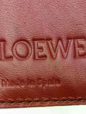 Loewe 2010s Anagram Slim Zip Wallet