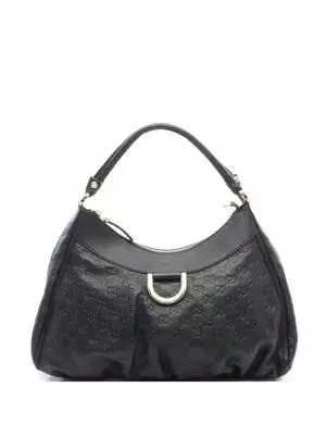Gucci Abbey Ssima Shoulder Bag - Black