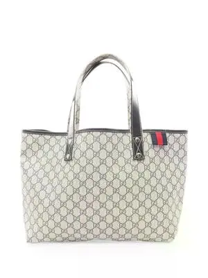 Gucci 2000s Sherry Line Gg Supreme Tote Bag - Neutrals