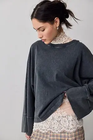 We The Free We The Free Atlas Dolman Long Sleeve Top Black