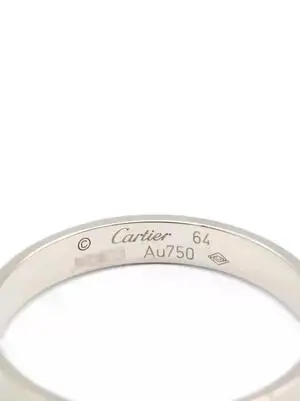 Cartier 18k White Gold Love Ring - Silver