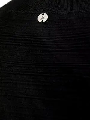 Joseph Ribkoff Quarter-zip Textured-knit Sweater