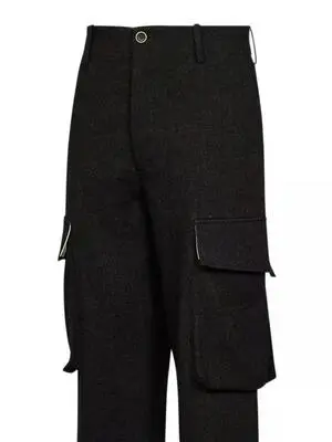 UMA WANG Belt-loop Buttoned Cargo Pants