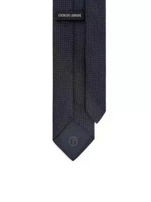 Giorgio Armani Jacquard-knit Silk Tie