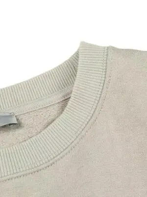 Dior Grey Cotton Cd Logo Embroidery Crew Neck Sweater