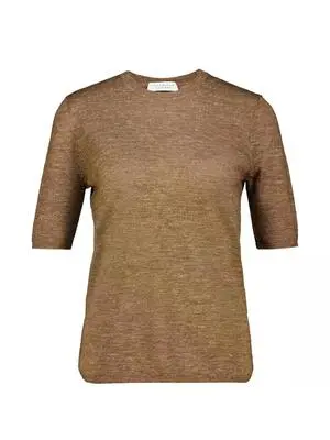 Gabriela Hearst Chryse Short-sleeve Sweater