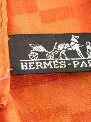 Hermès 2010s H Logo Scarf